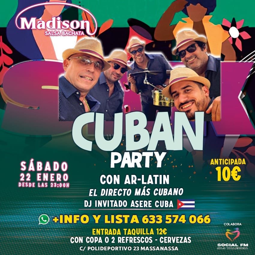 Cuban Party - Sala Madison